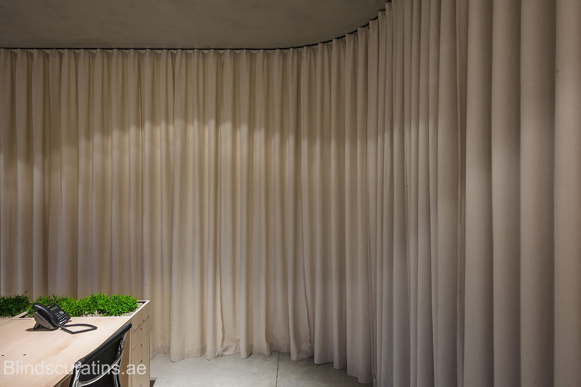 Luxury Office Curtains In Dubai | No1 Online Curtains Store